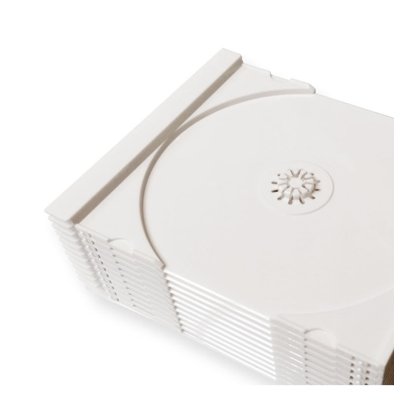25 Trays wit glad voor CD Jewel Case