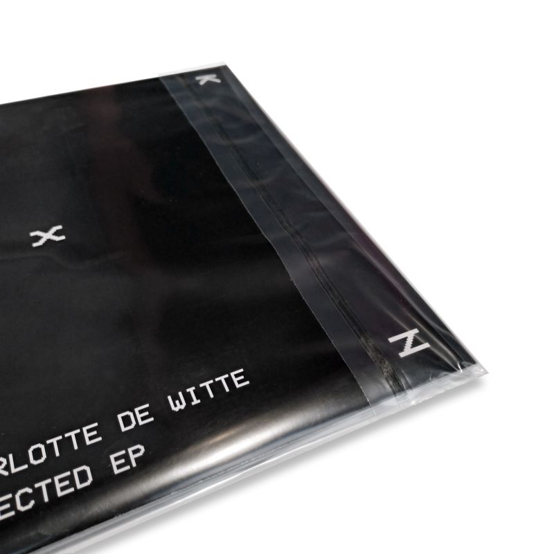 50 LP hoezen met permanente klevende sluitstrip PE