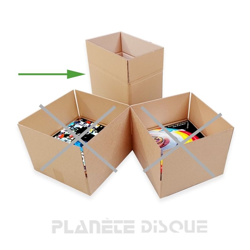Cartons expédition 40 33T vinyle