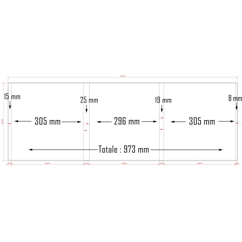 PVC Record Sleeve 12 inch triple gatefold LP